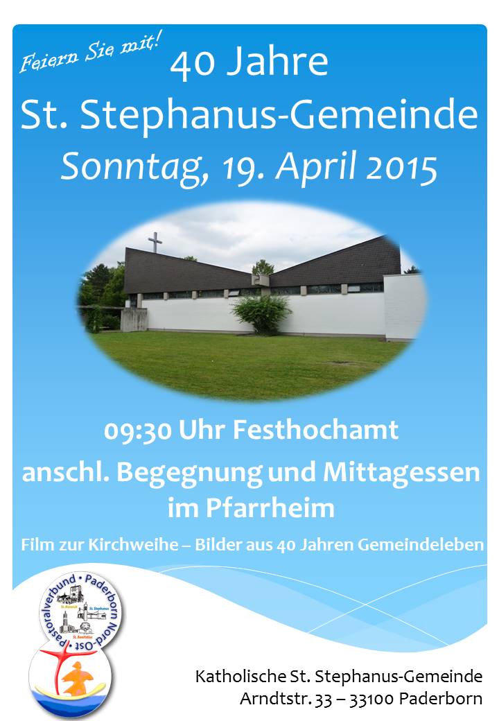 40 Jahre St. Stephanus-Gemeinde